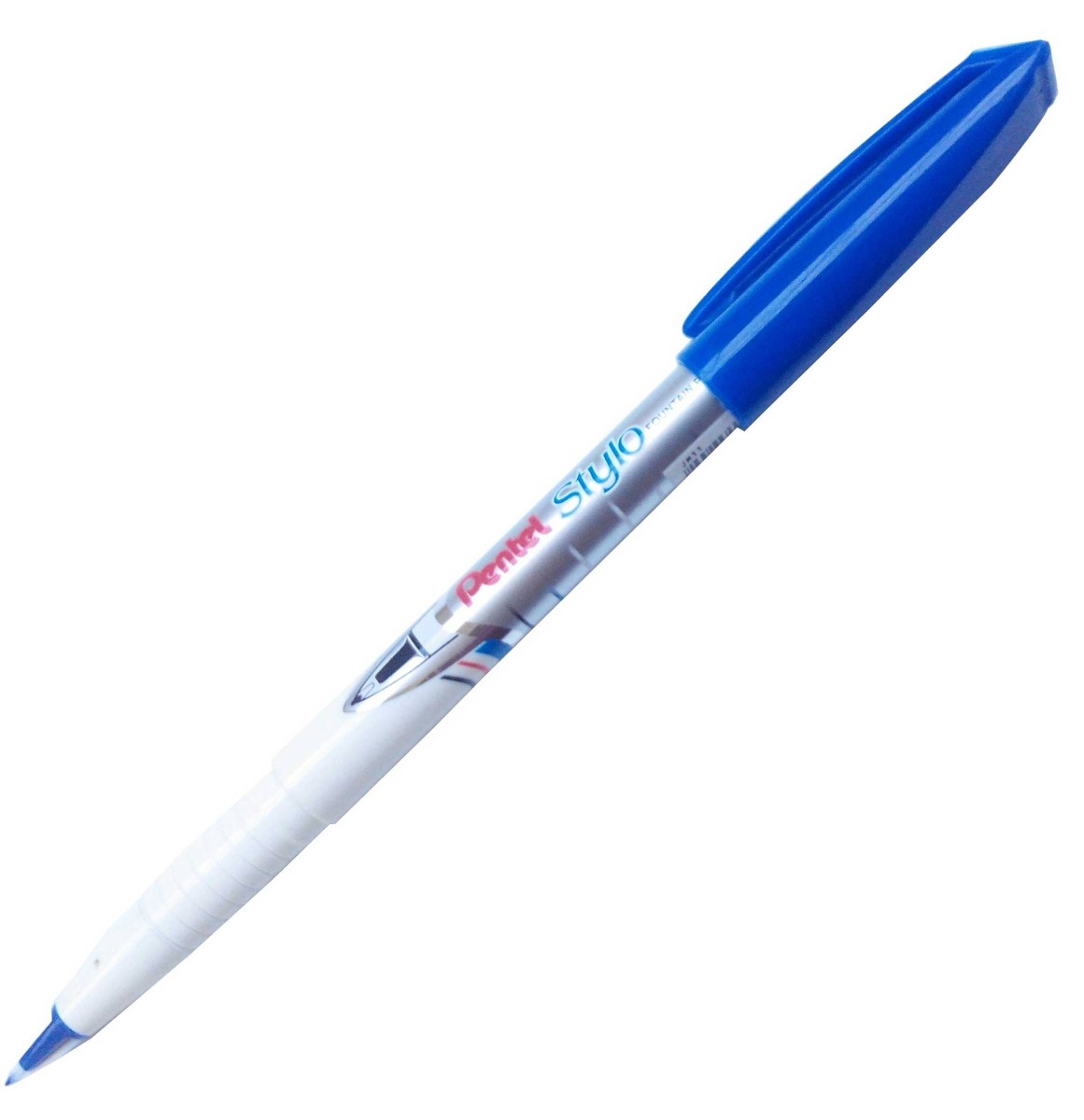PENTEL STYLO FOUNTAIN PEN BLUE COLOR INK CAP TYPE OPEN MODEL: 11022
