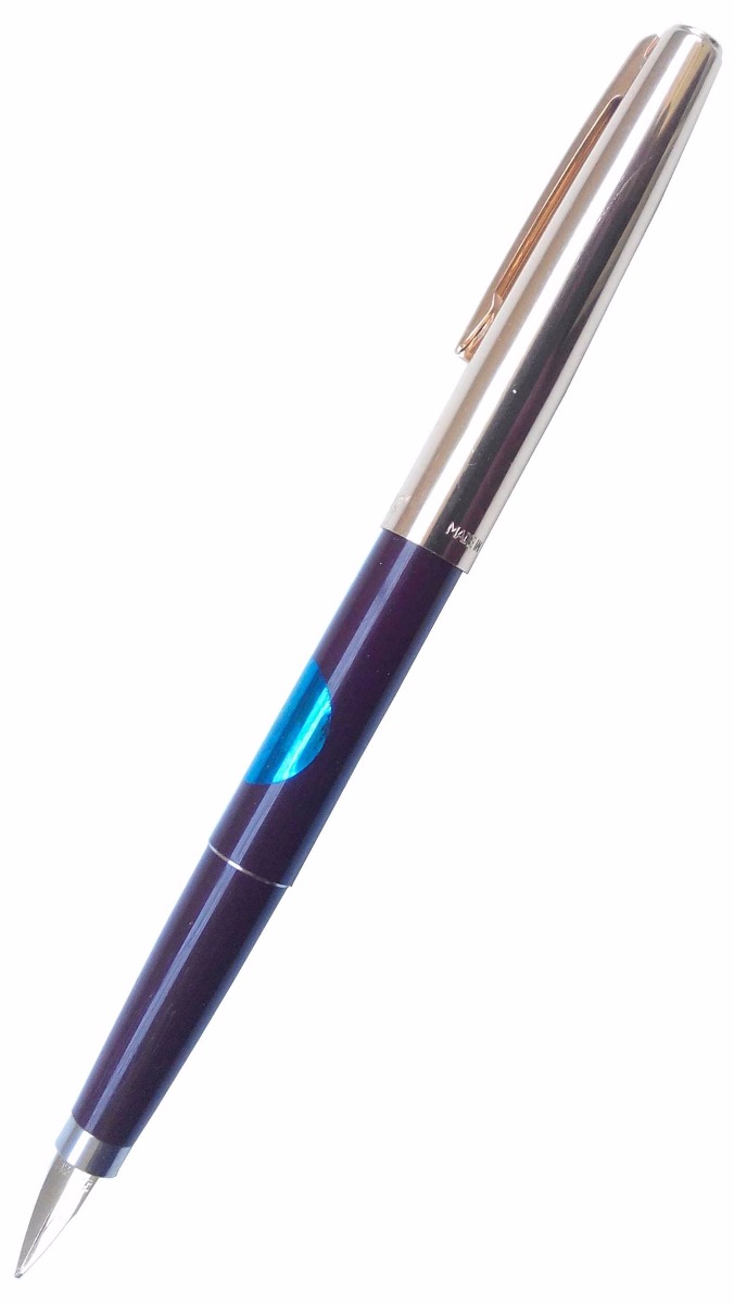 HERO 221 FOUNTAIN PEN – MERROWN COLOR BODY WITH GOLD COLOR CLIP AND CAP ...