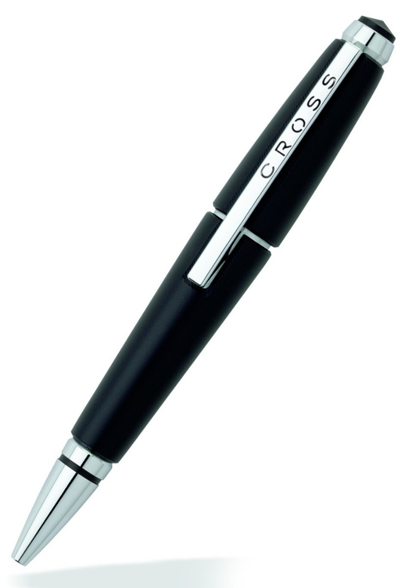 CROSS MODEL NO : 11382 EDGE BLACK COLOR ROLLER BALL PEN