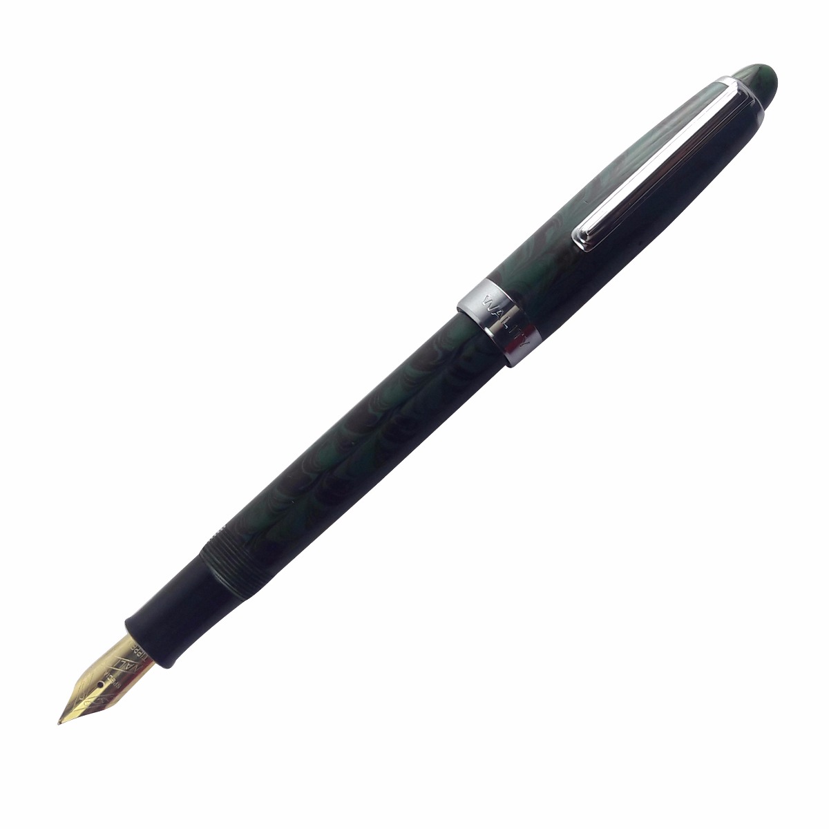 WALITY TANK MODEL FULL DARK GREEN COLOR BODY FOUNTAIN PEN MODEL :11629