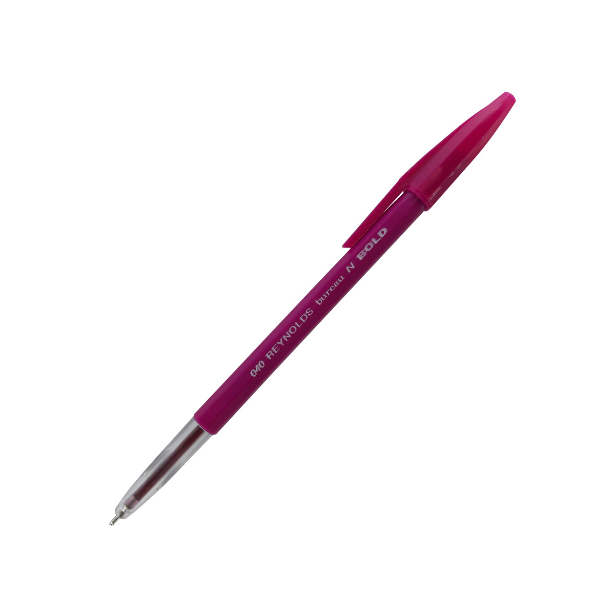 Reynolds Model no: 11988 040 Bureau N Bold Pink Ink Ball pen