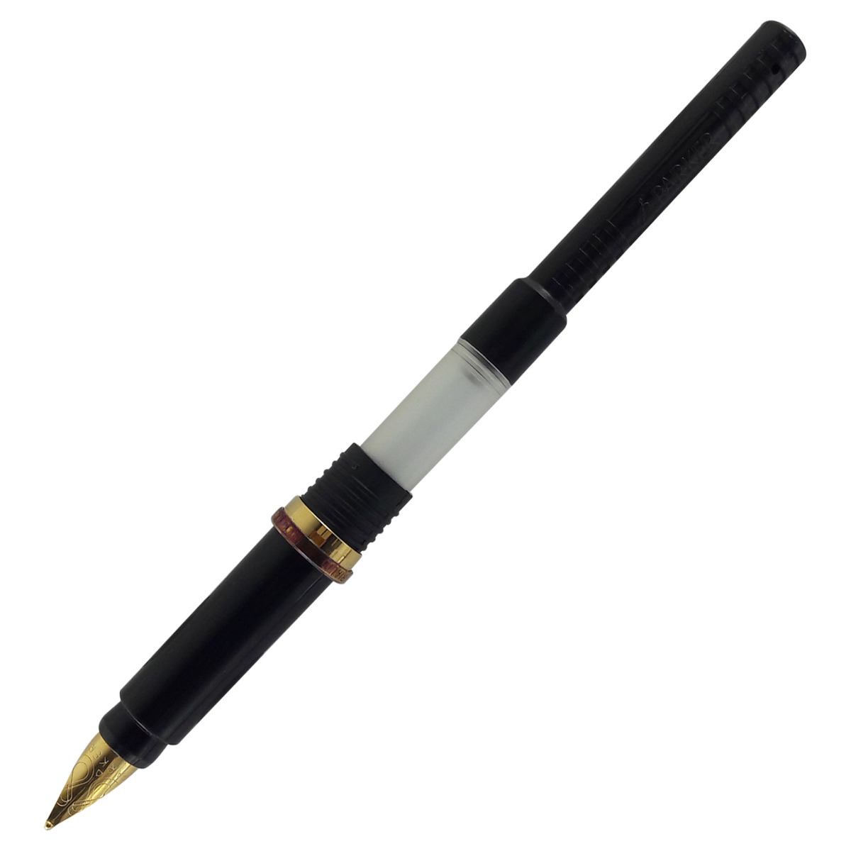 Parker Model ; 12350 Parker Full silver color body with golden color ...