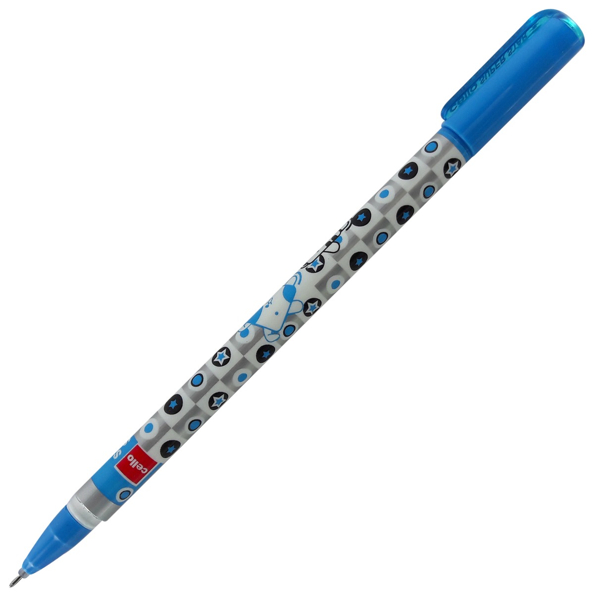 CELLO SUPER STAR – BLUE COLOR INK WITH BLUE COLOR CAP TYPE BALL PEN ...
