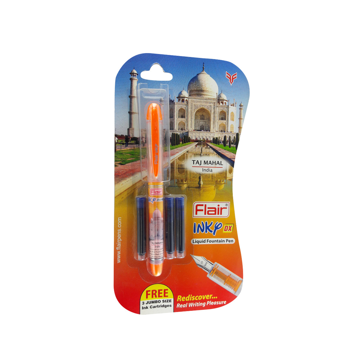 Flair Model ; 12632 Taj Mahal Orange Color Body With 3 Jumbo size ...