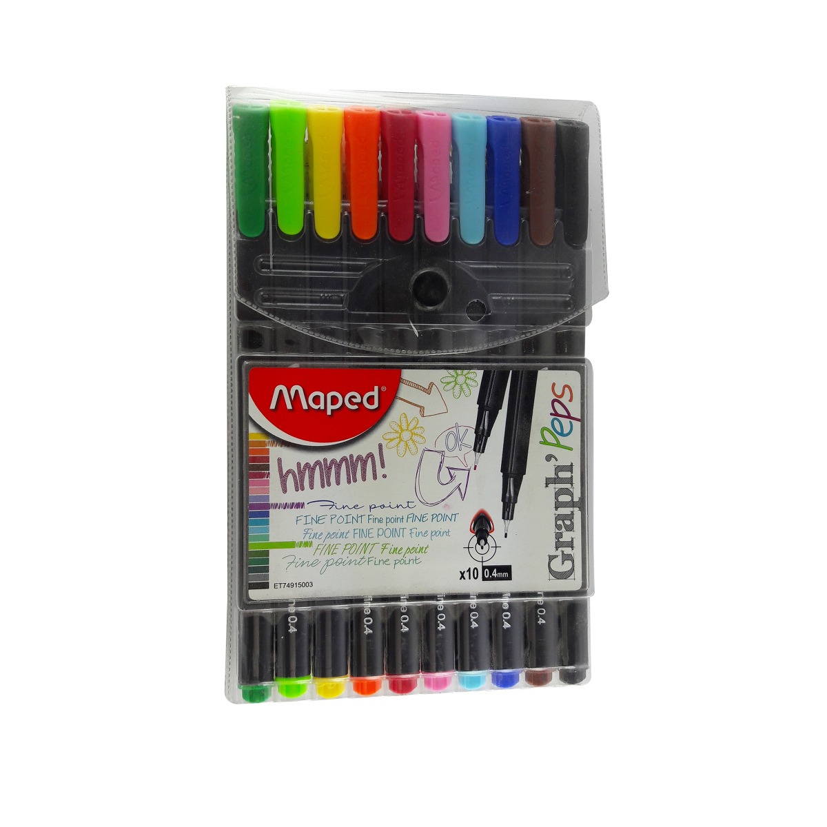 Maped Model: 12636 graph peps Multi color Fine liner