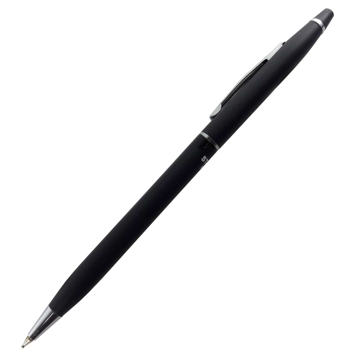 Starone Krise -Slim Type Mat Black Color Twist Type Ball Pen Model No 13160