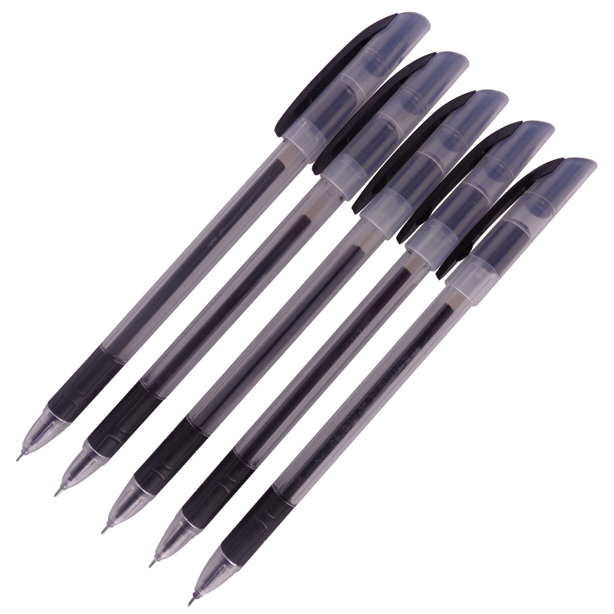 Cello Wow – Pack 5 Piece Blue Color Writing Transprant Body with Rubber ...