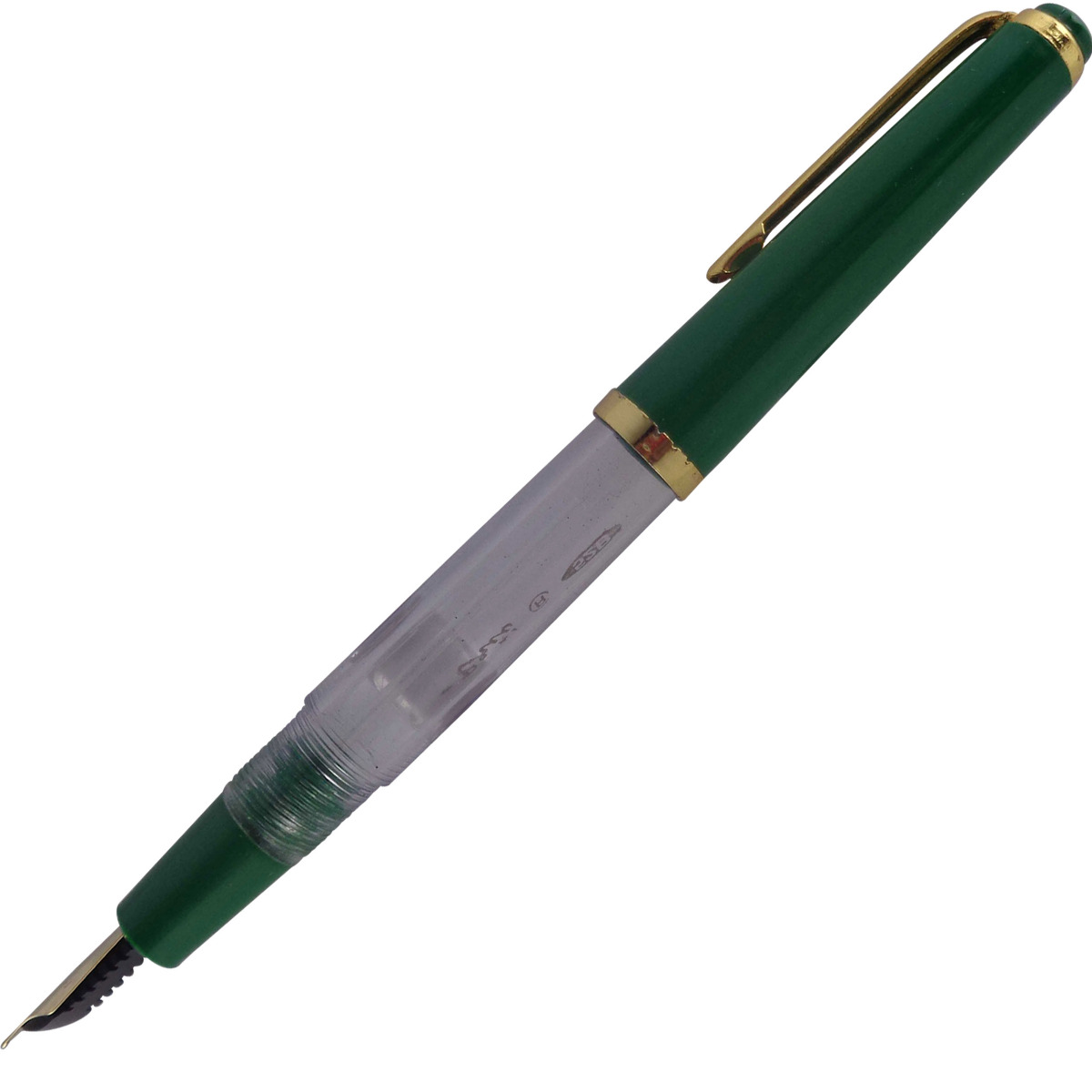 Bril Model 52B: 13690 Transparent Body with Green Color Cap Fine Tip ...