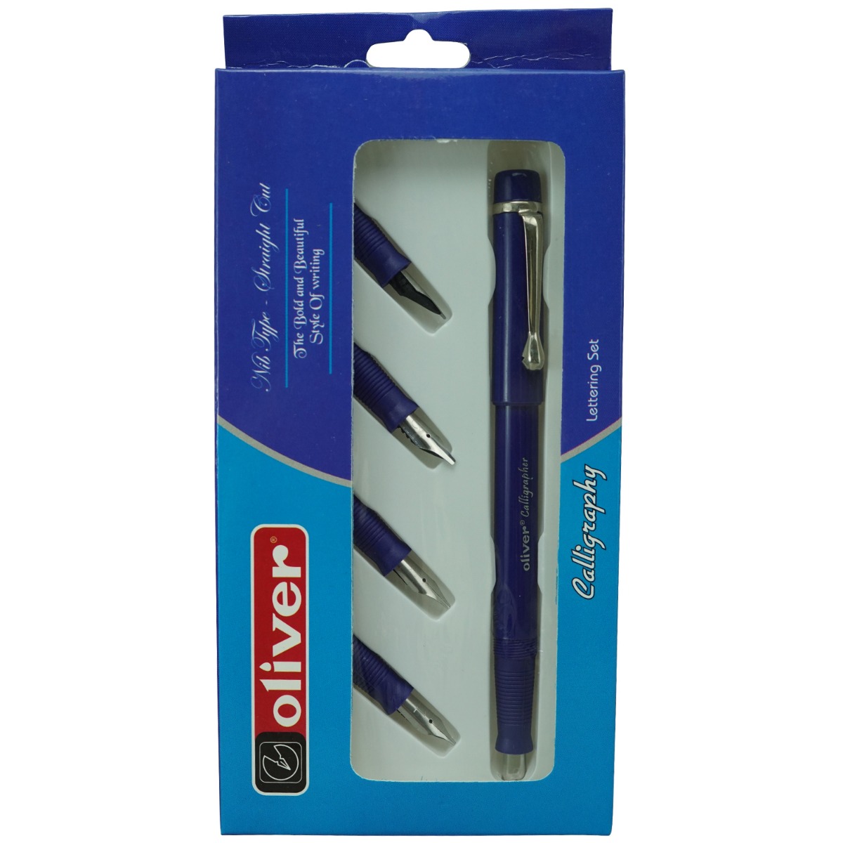 Oliver Calligrapher Model:16122 Blue Color Body With 5 Nib Set ...