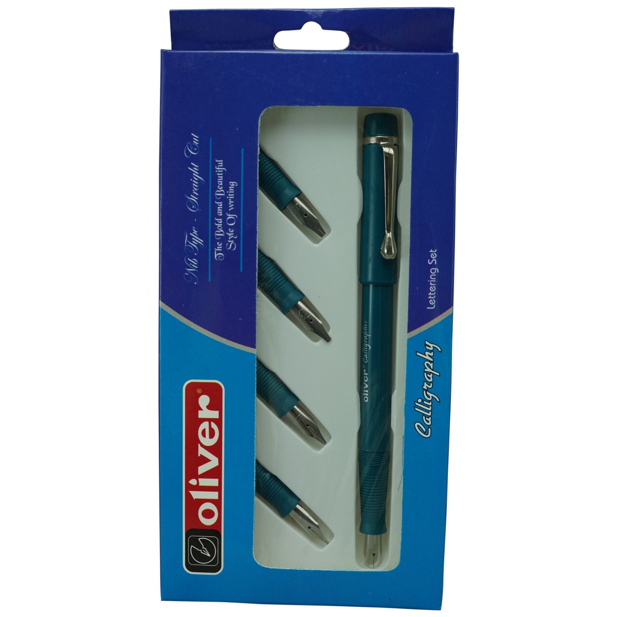 Oliver Calligrapher Model:16123 Blue Green Color Body With 5 Nib Set ...