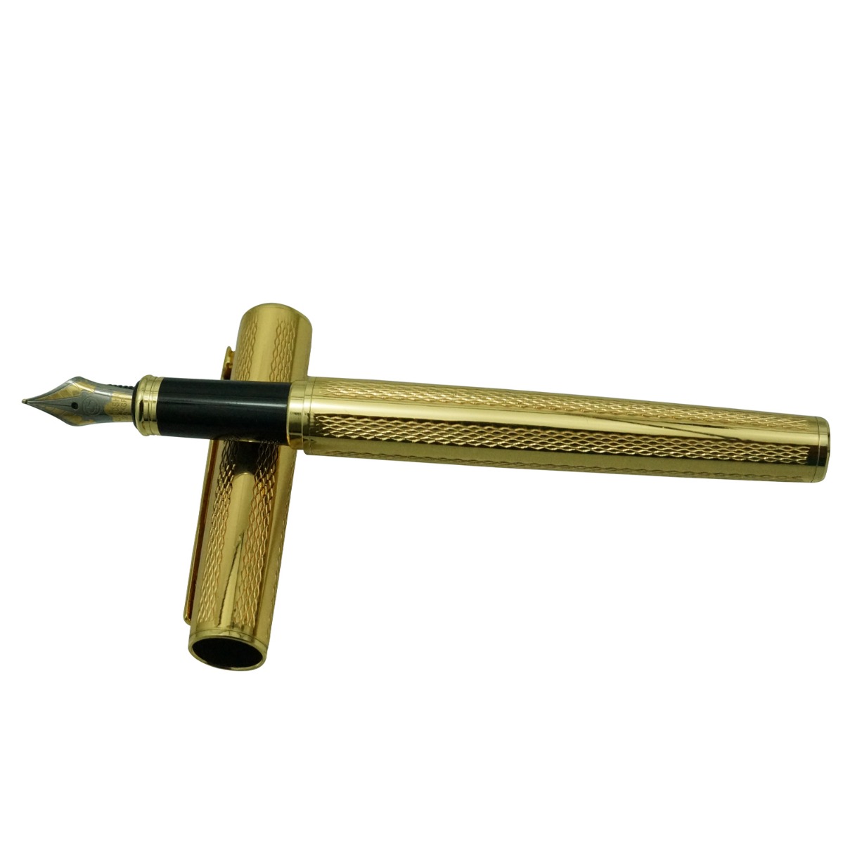 Luoshi 255 Model:16417 Full Gold Color Body Medium Nib Fountain Pen