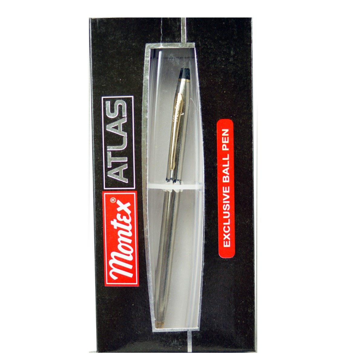 Montex Atlas Model:17001 Slim Silver Color Body With Gold Clip Twist ...