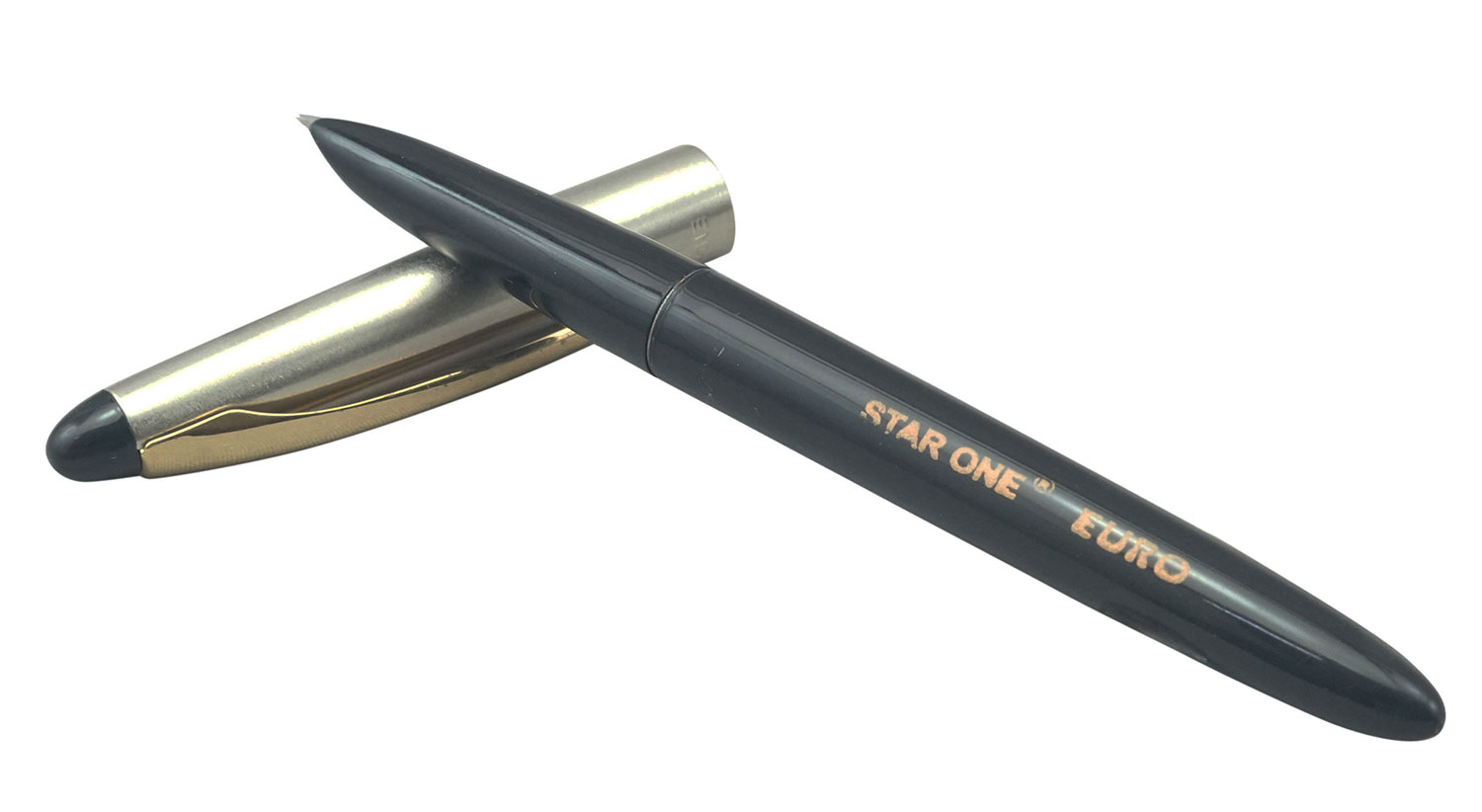 Star-One Euro Model: 17192, Black Color Body Fountain Pen