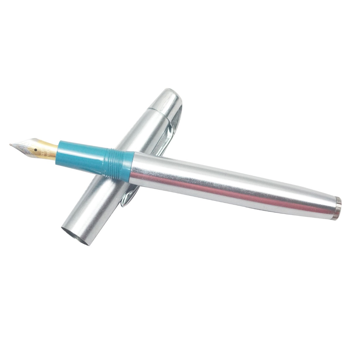 Star One Model :17317 Full Sliver And Sky Blue Color Body Fine Nib Cap ...