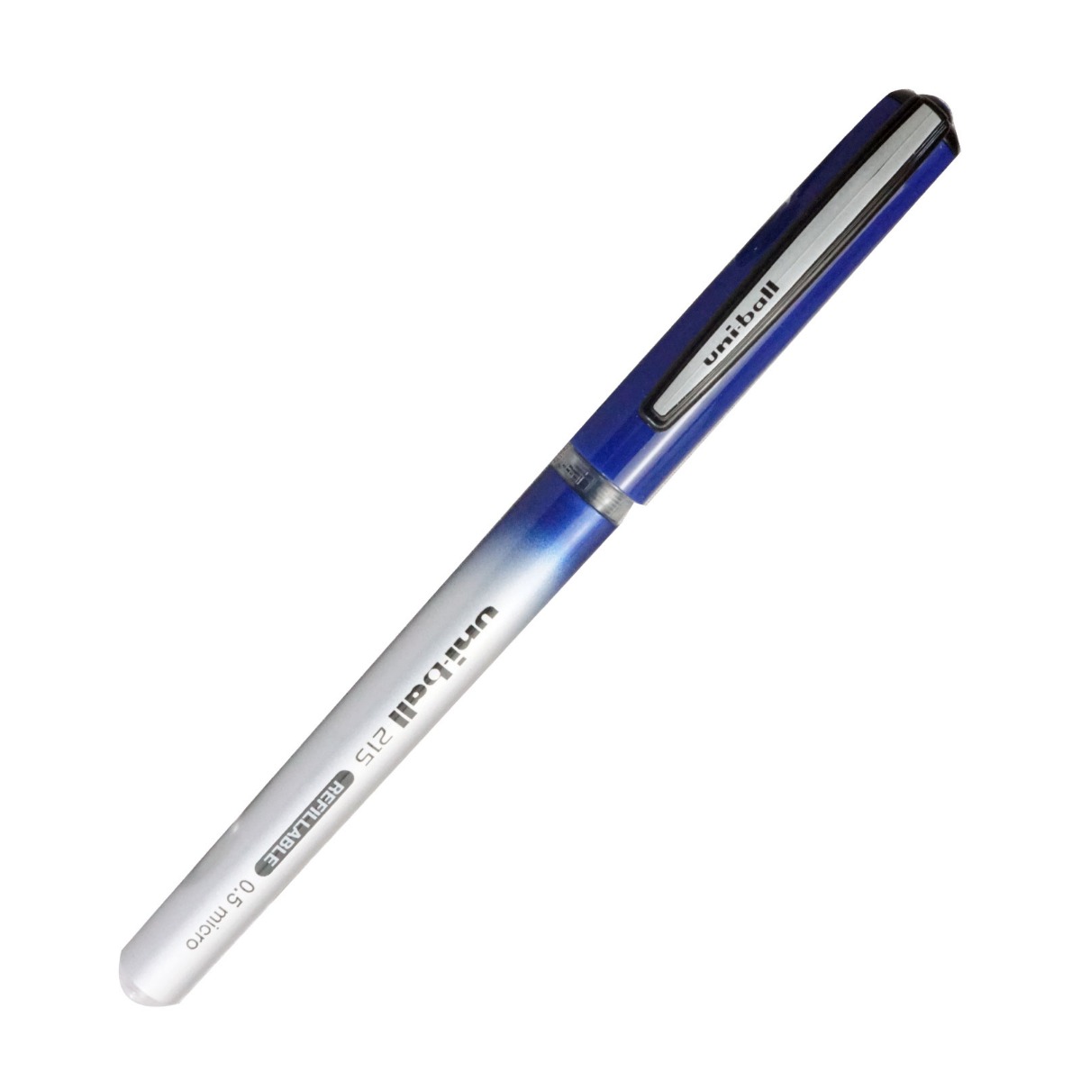 Uni-ball model :17385 uni-ball 215 Refillable Grey Color Body With Blue ...