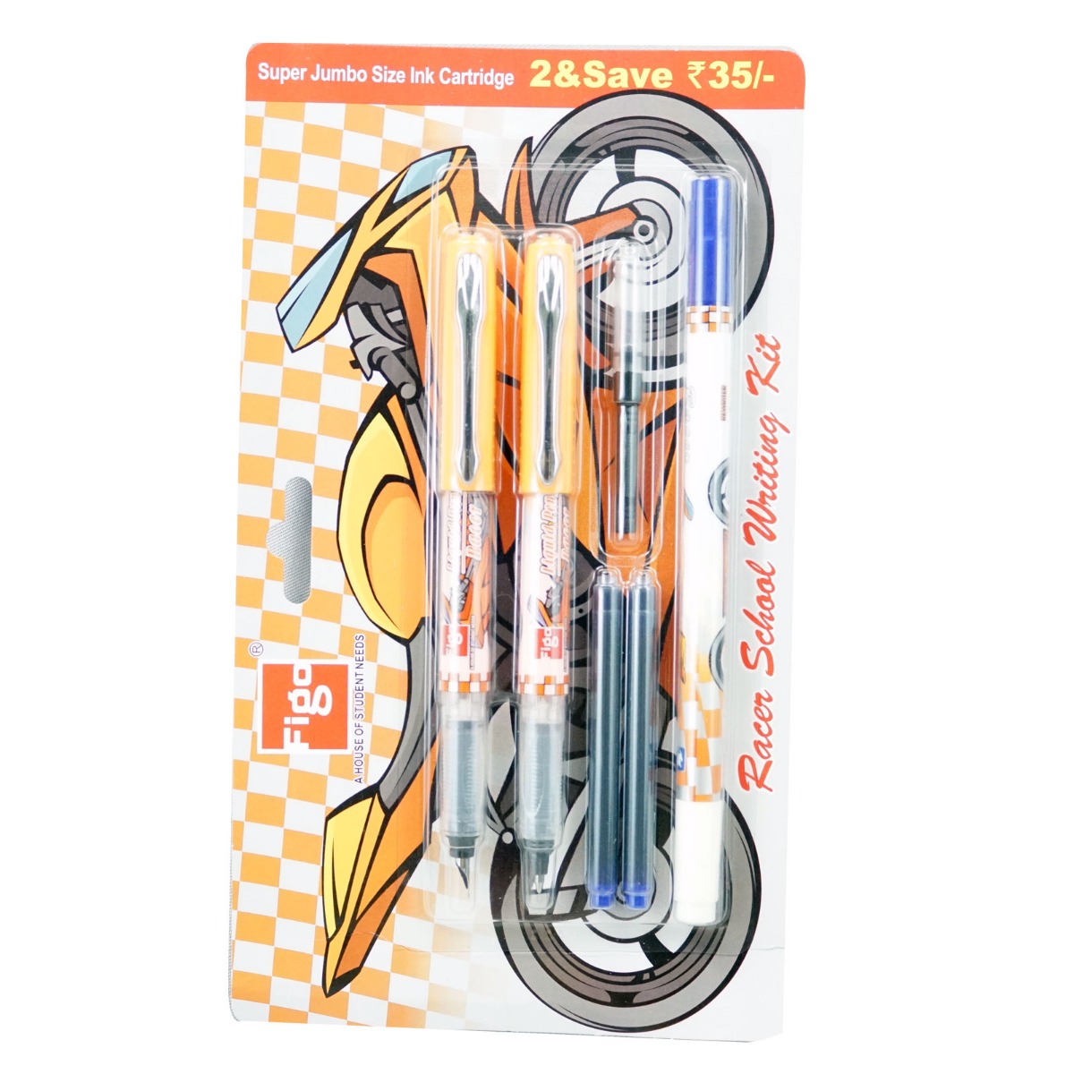 Figo Racer Model : 17470 Figo Racer Kit Orange color Fountain Pen And ...