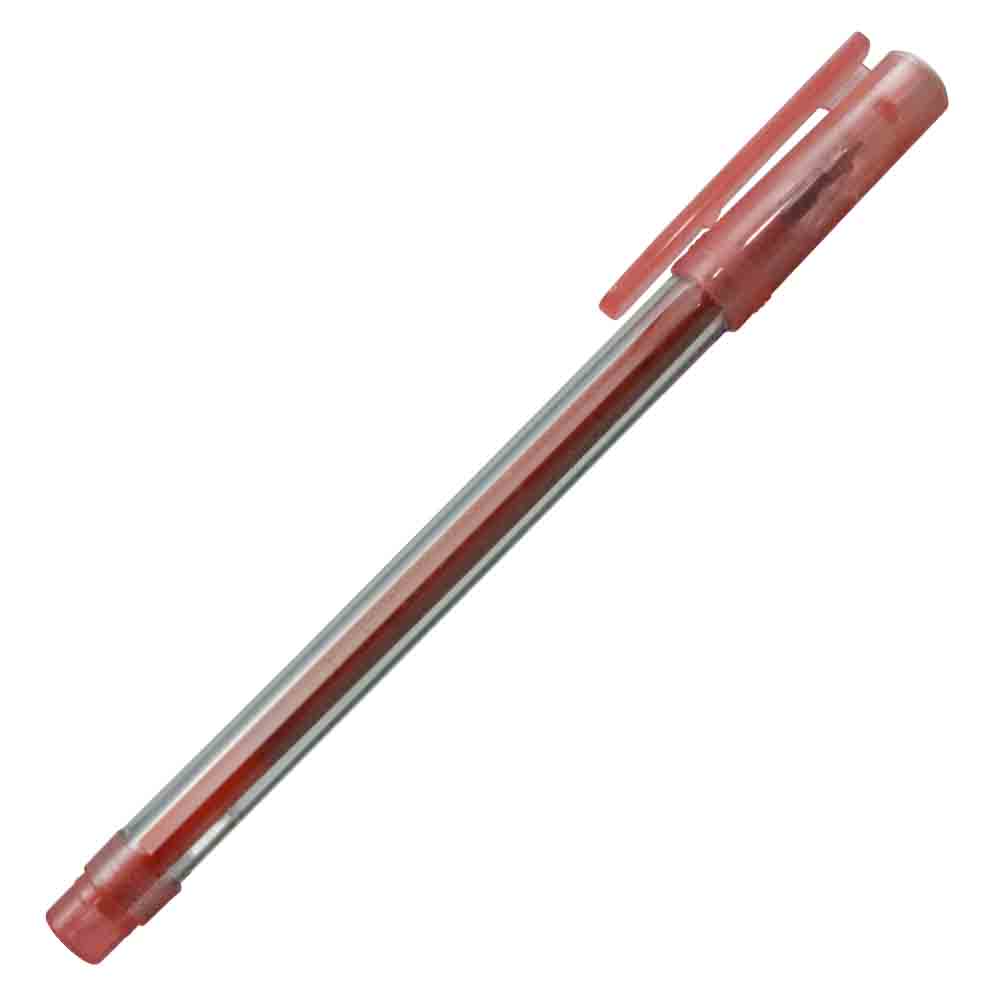 Claro Teen Gel - Transparent Body - Red Color Pen Model No: 17875