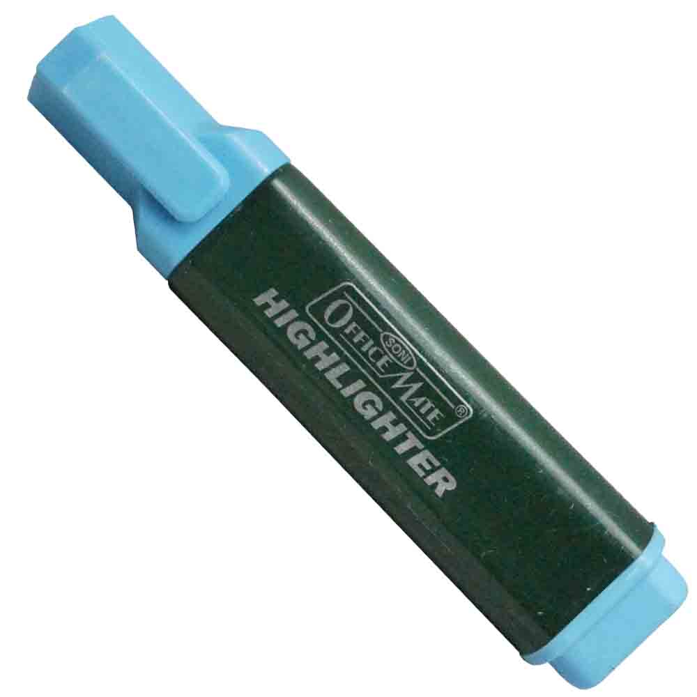 Office Mate Highlighter - Blue Color Model No 17893