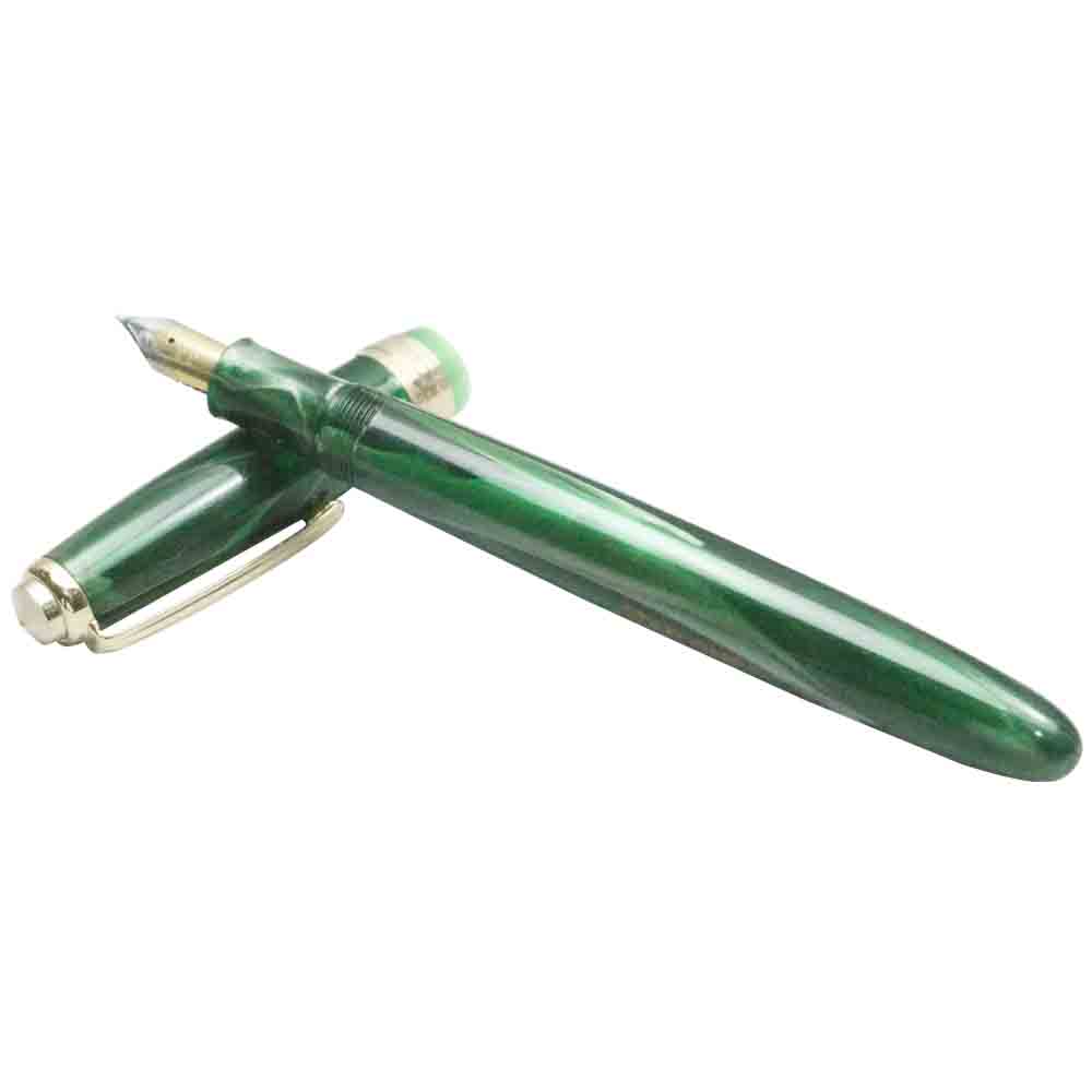 Starone Century Fountain Pen - Dark Green Color Body & Cap - Nib No.8 ...