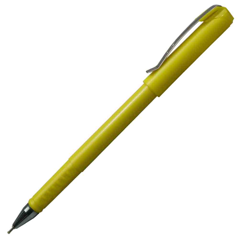 Montex - Anti Bacterial - Yellow Color Body Ball Pen - Blue Writing ...