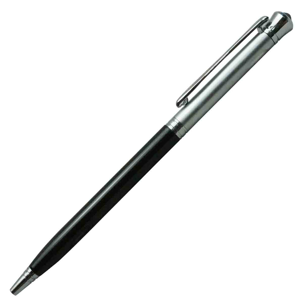 Oliver Dance Black Body Silver Cap Twist Ball pen Model 18670