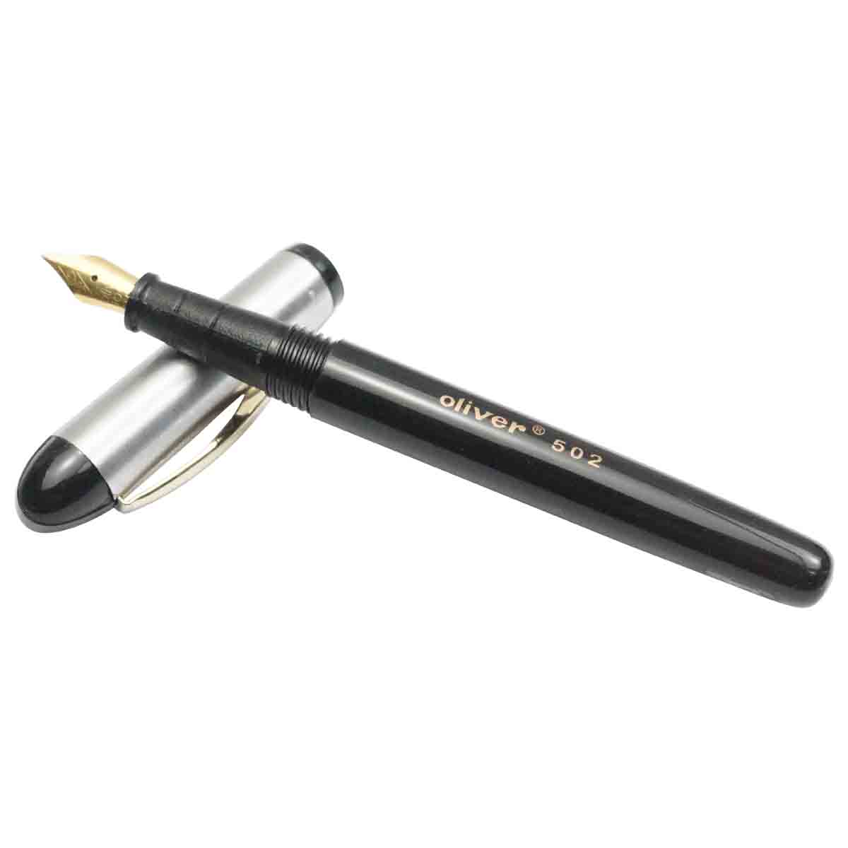 Oliver 502 HSG Black Body Fountain Pen Model 18734