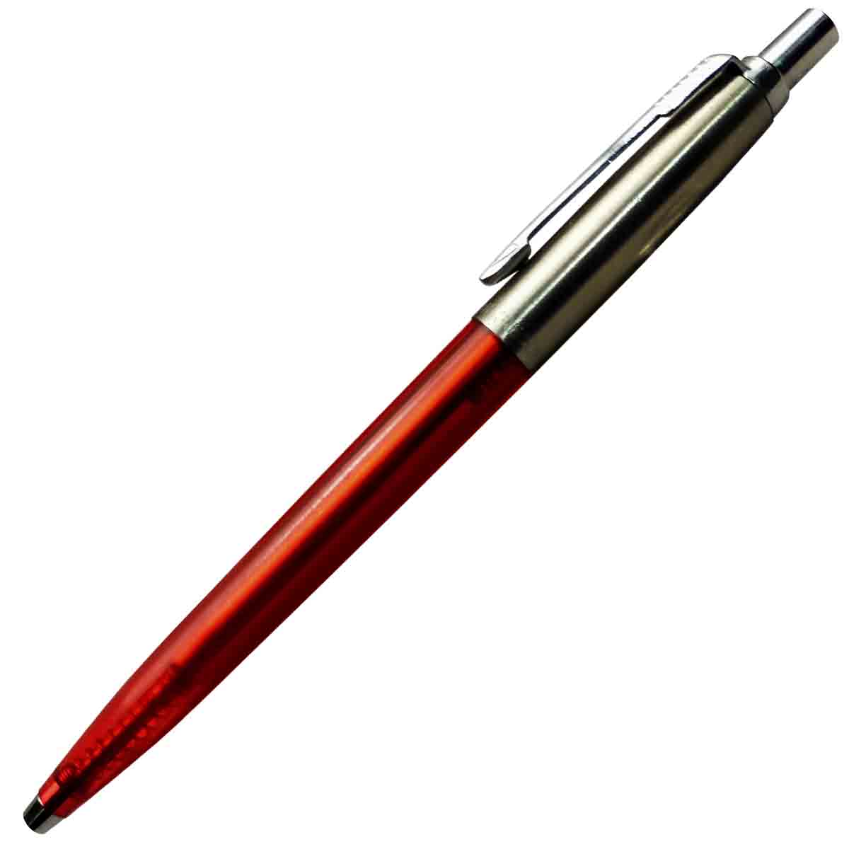Wilson Transparent Red Body Retractable Ball Pen Model 18993