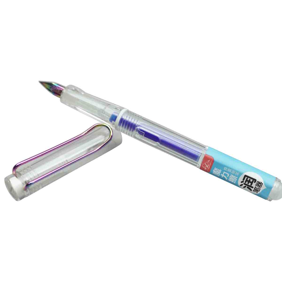 Luoshi Boutique Series Erasable Convertor Type Rainbow Nib Fountain Pen ...