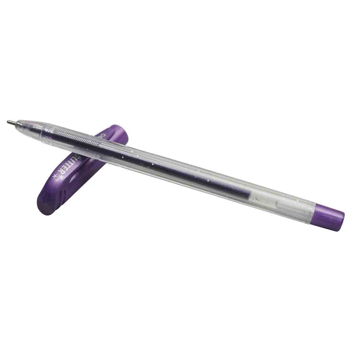 Cello Violet Color Glitter Pen for writing on Cards and decorative ...