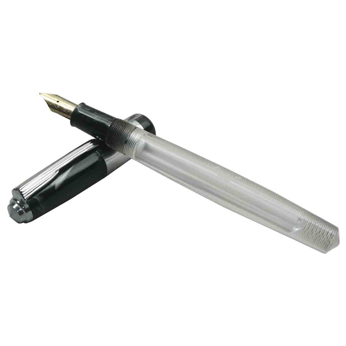 Airmail Wality 71JT Black Color Cap Transparent Body Acrylic Eyedropper ...