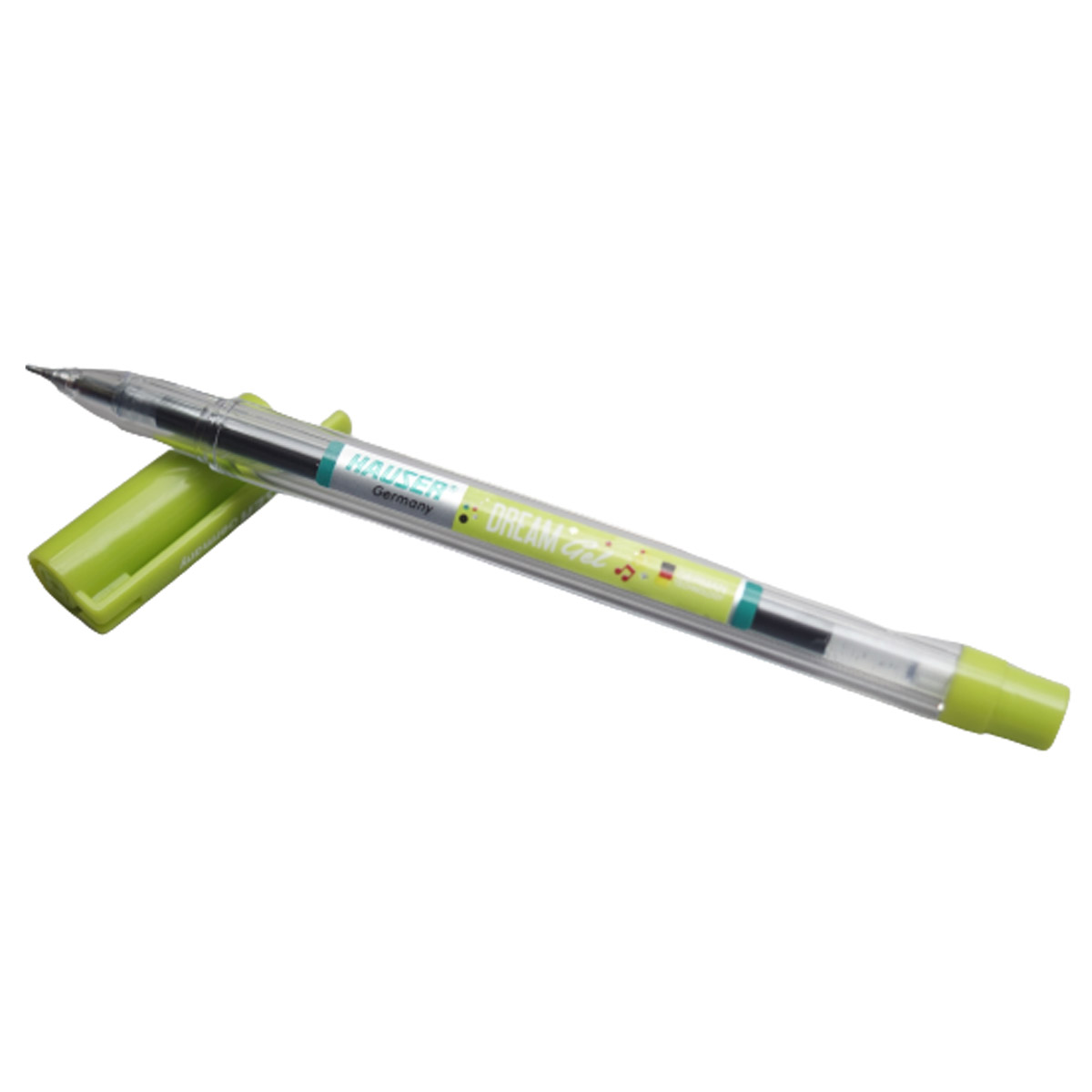 Hauser Dream Gel - Light Green Color Body Blue color Writing Gel Pen ...