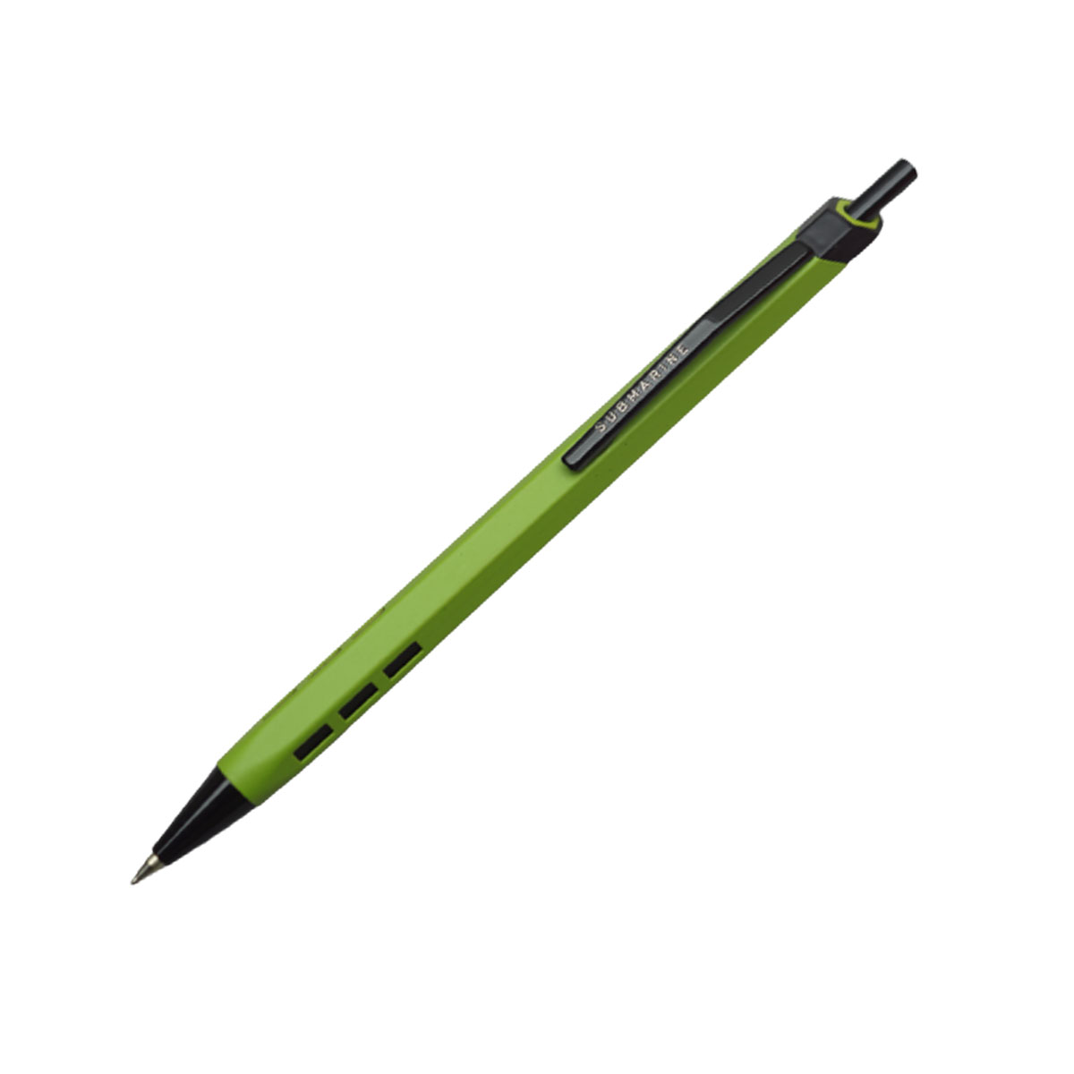 Submarine 865 Hexagon Shape Green Color Body With Black Color Clip Slim ...