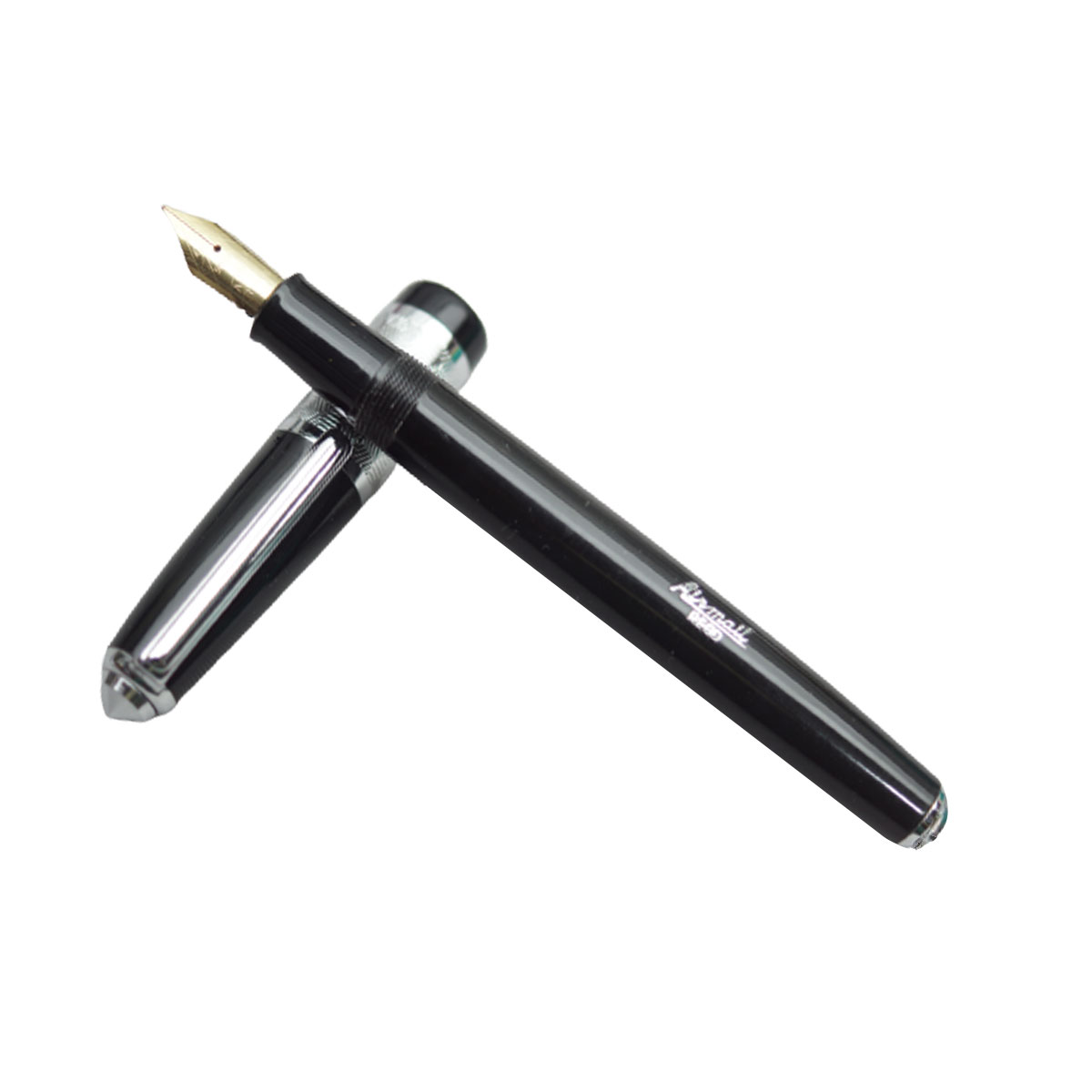 Airmail 71JC Black Color Body With Silver Designed Clip Fine Nib ...