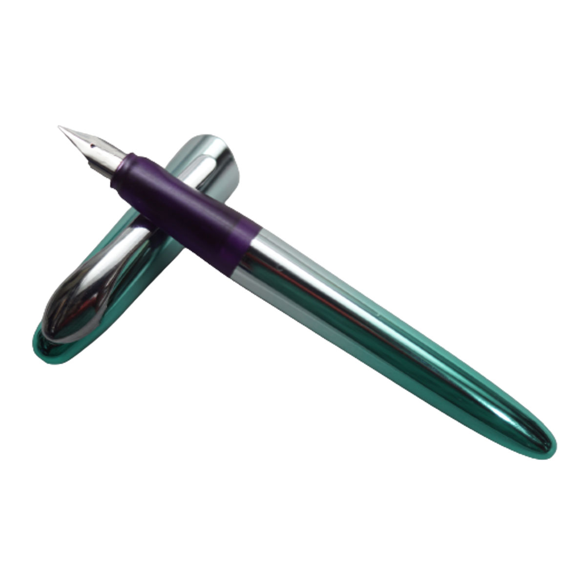 Yiren 363 Glossy Peacock Green Fine Nib Converter Type Fountain Pen SKU ...