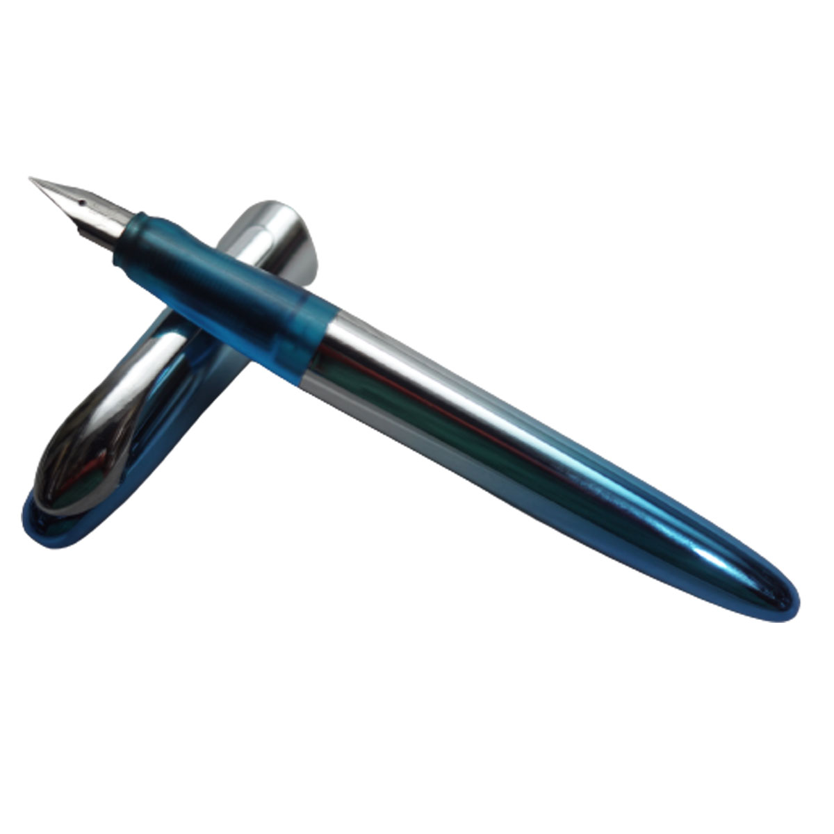 Yiren 363 Glossy Blue Color Body and Cap Fine Nib Converter Type ...