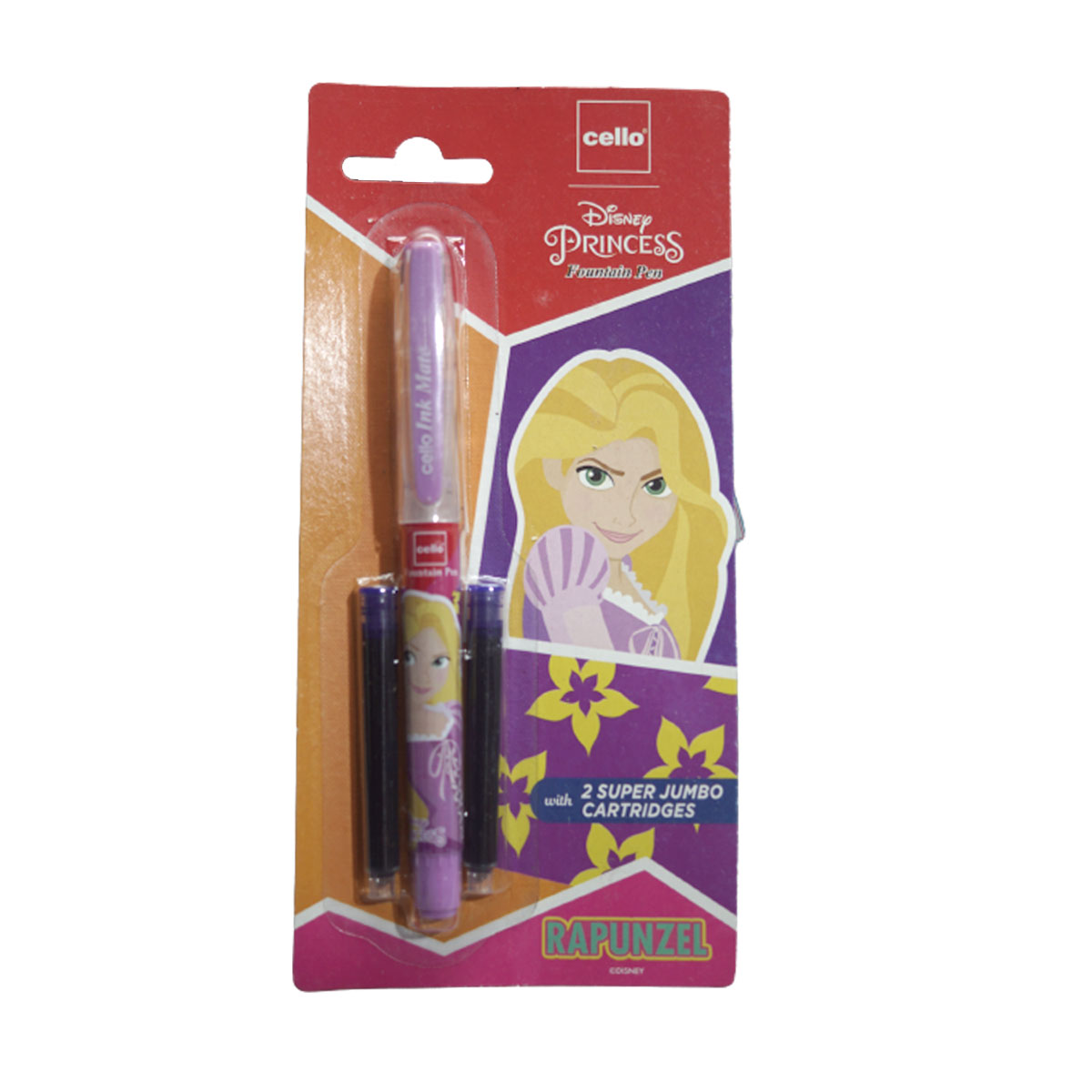 Cello Disney Princess Purple Color Designed Body With 2 Catridge Fine ...