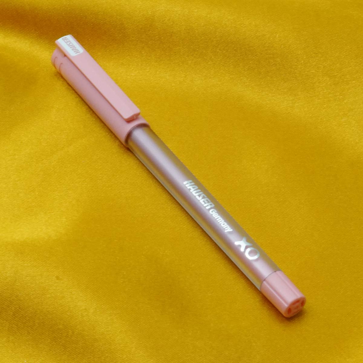 Hauser XO Transparent Body With Pink Color Cap Red Writing Medium Tip ...