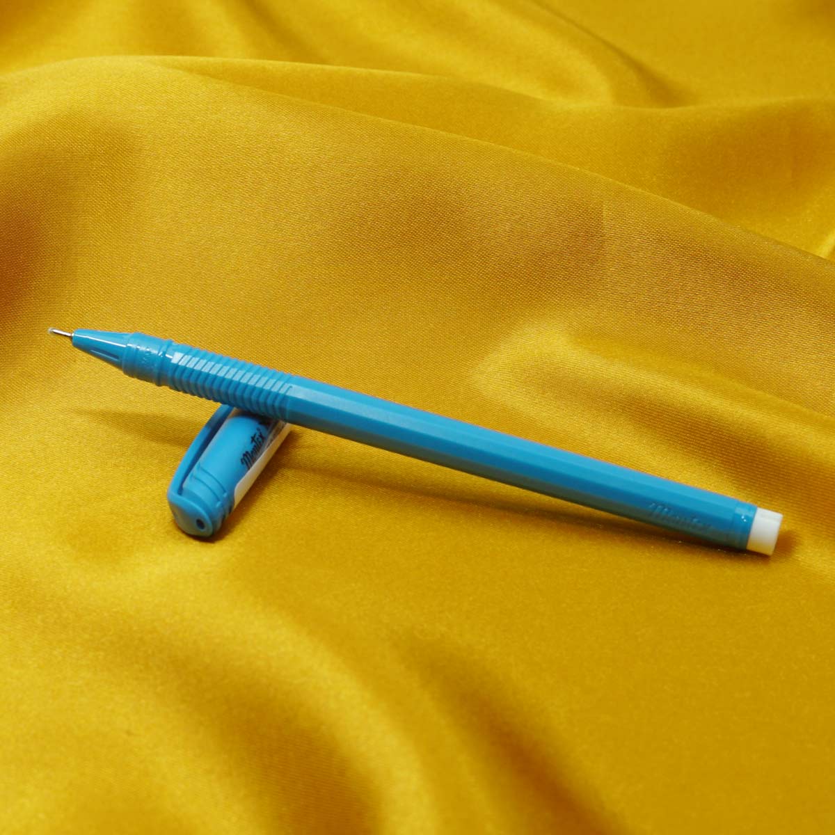 Montex X-20 Blue Color Body With Fine Tip Cap Type Ball Pen SKU 20554