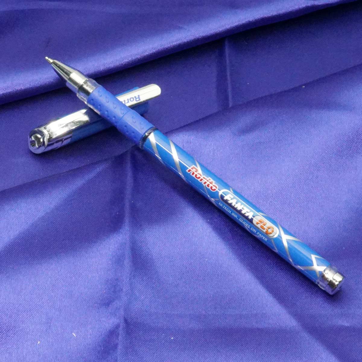 Rorito Fanta Flo Hi-Tech Ink Blue Color Designed Body With Medium Tip ...