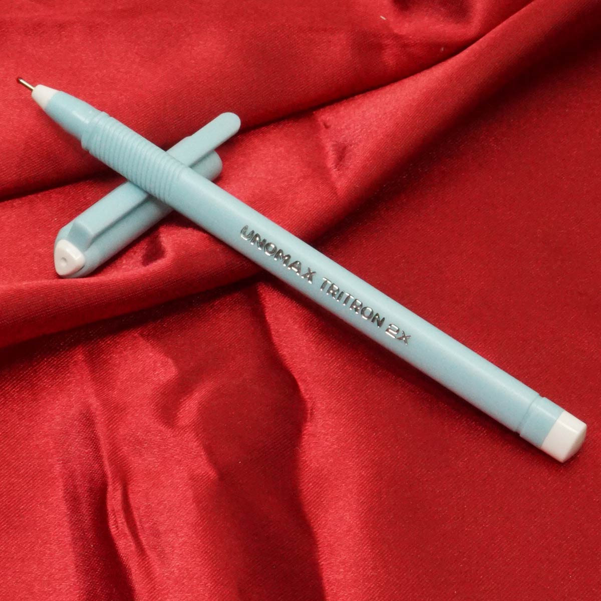 Unomax Tritron 2X Mat Sky Blue Color Triangle Body Blue Writing With ...