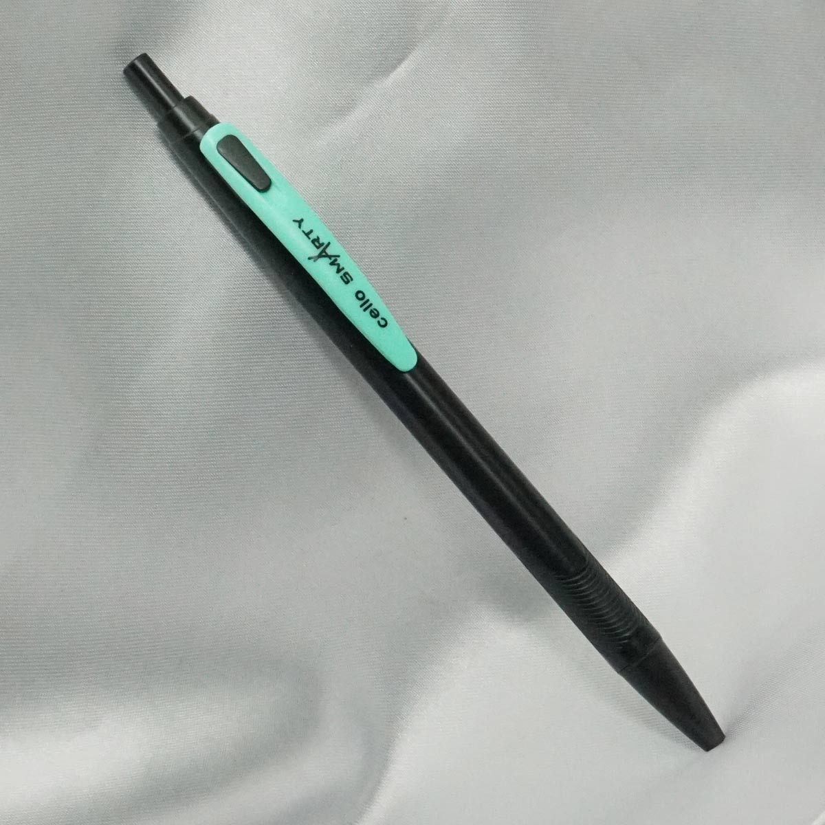 Cello Smarty Black Color Body With Green Color Clip Fine Tip Click Type ...
