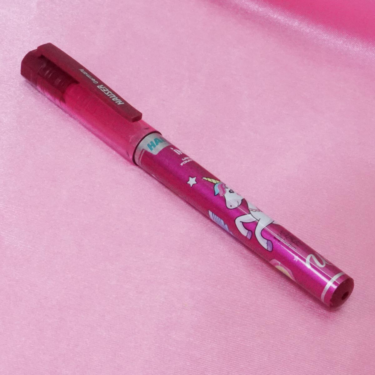 Hauser INX DX Pink Color Unicorn Designed Body With Fine Nib With 2XL ...