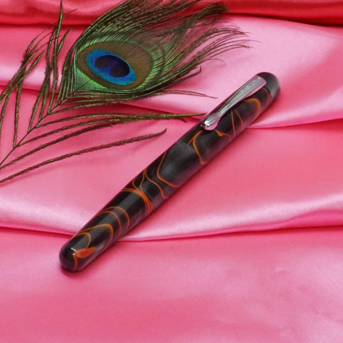 Ranga Handmade R40 Fire Dancer Acrylic Grey Silver Color Body Designed ...