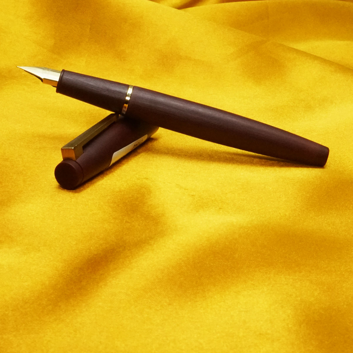 Jinhao 80 Brown Color Mat Finish Body With Fine Nib Gold Clip Converter ...