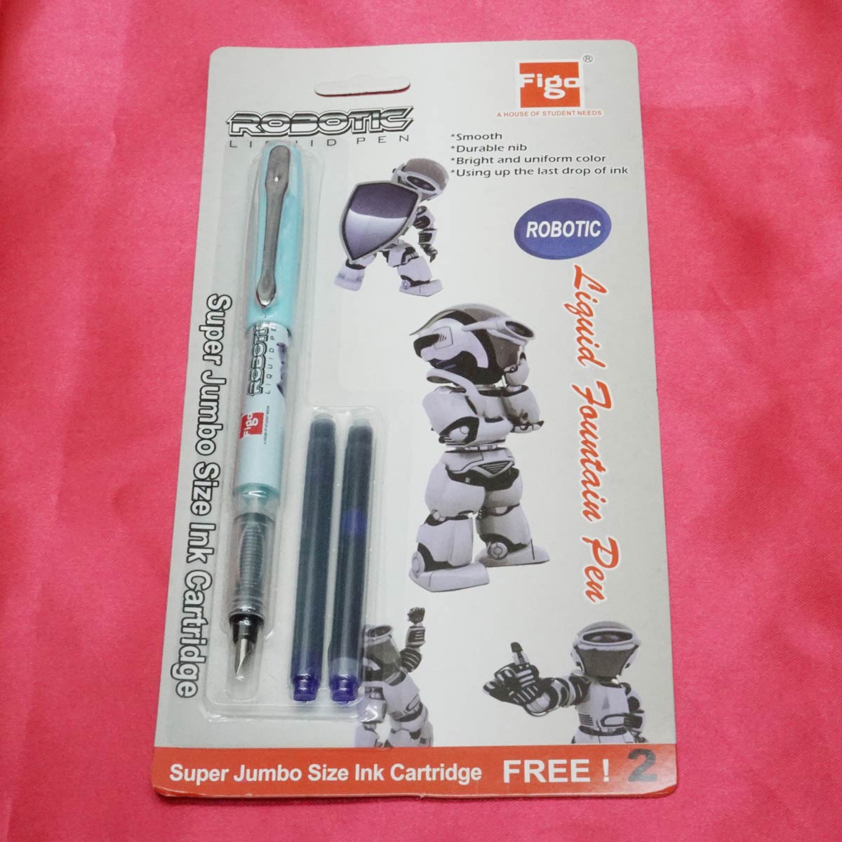 Figo Robotic Sky Blue Color Designed Body With Fine Tip Catridge Type ...