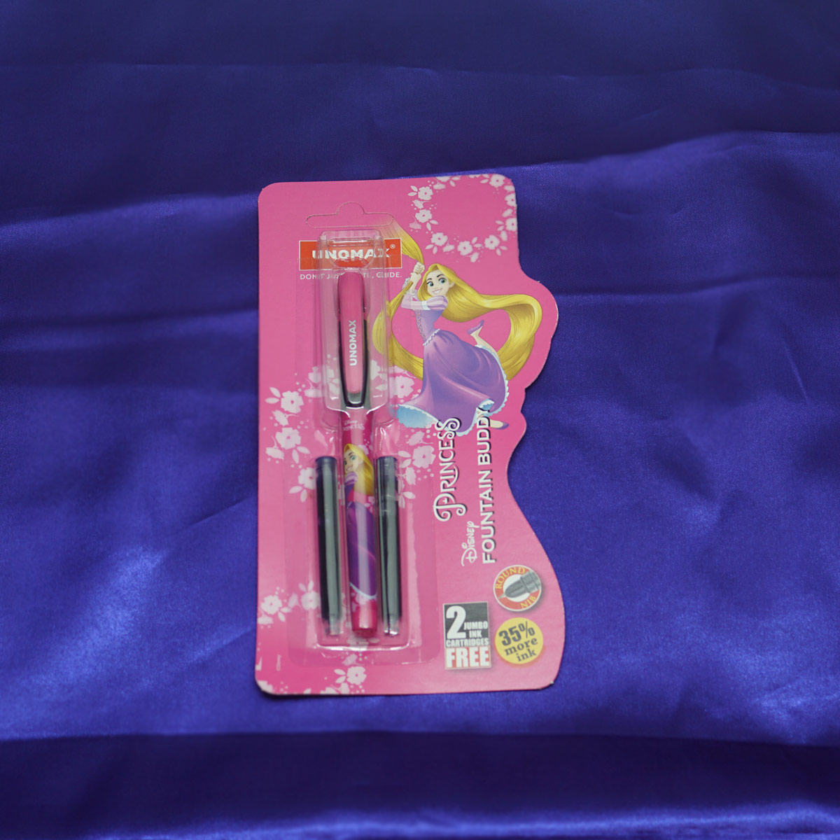 Unomax Disney Buddy Pink Color Princess Design Body Fine Nib cartridge ...