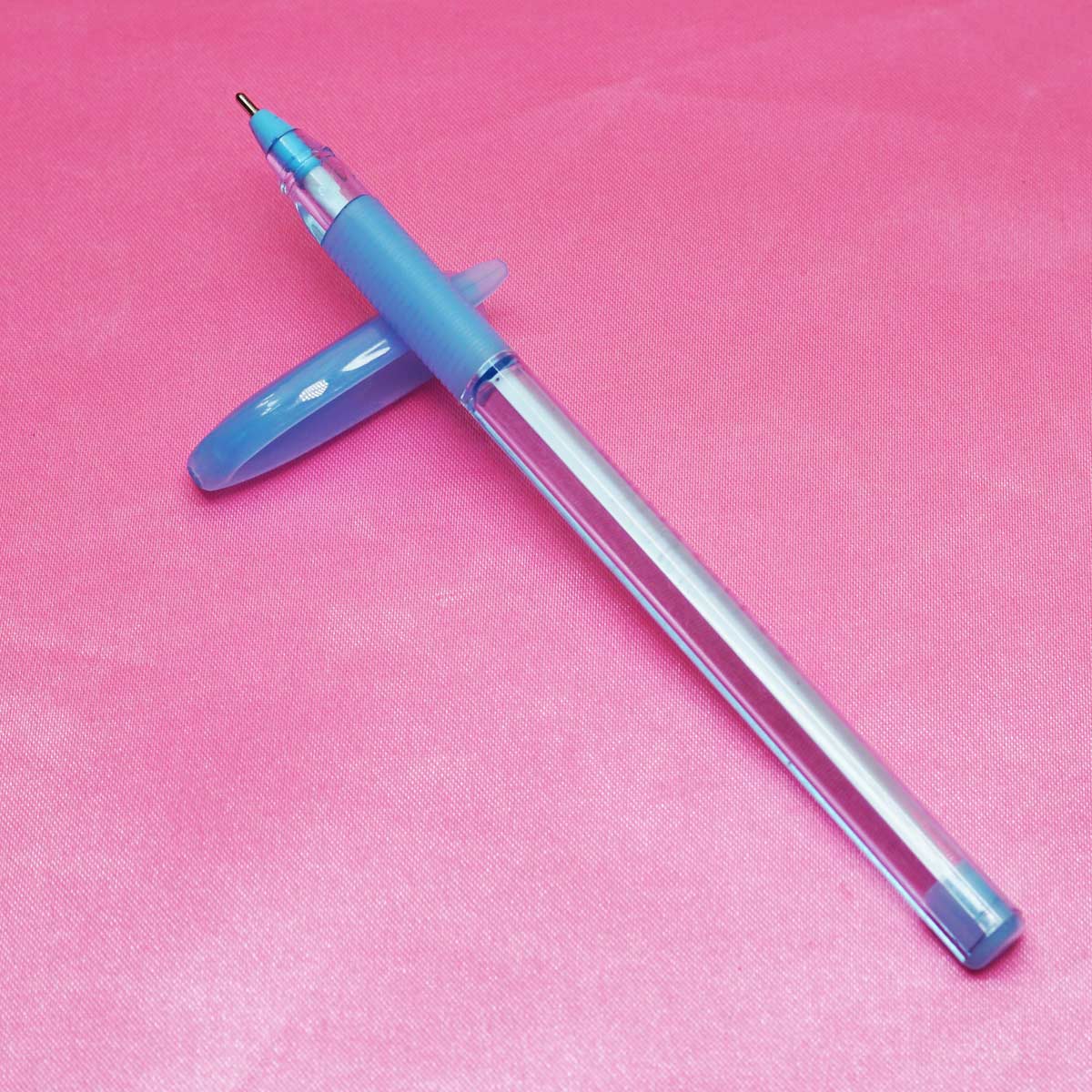 Ridleys Envy 1.0 mm Blue Color Transparent Body With Cap Blue Writing ...