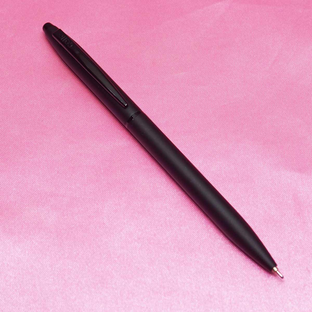 Cello Signature Carbon Slim Full Black Body With Cap Fine Tip Twist ...