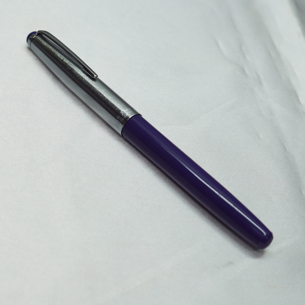 Oliver 47 Violet Color Body With Silver Clip Fine Nib Eyedropper Type ...