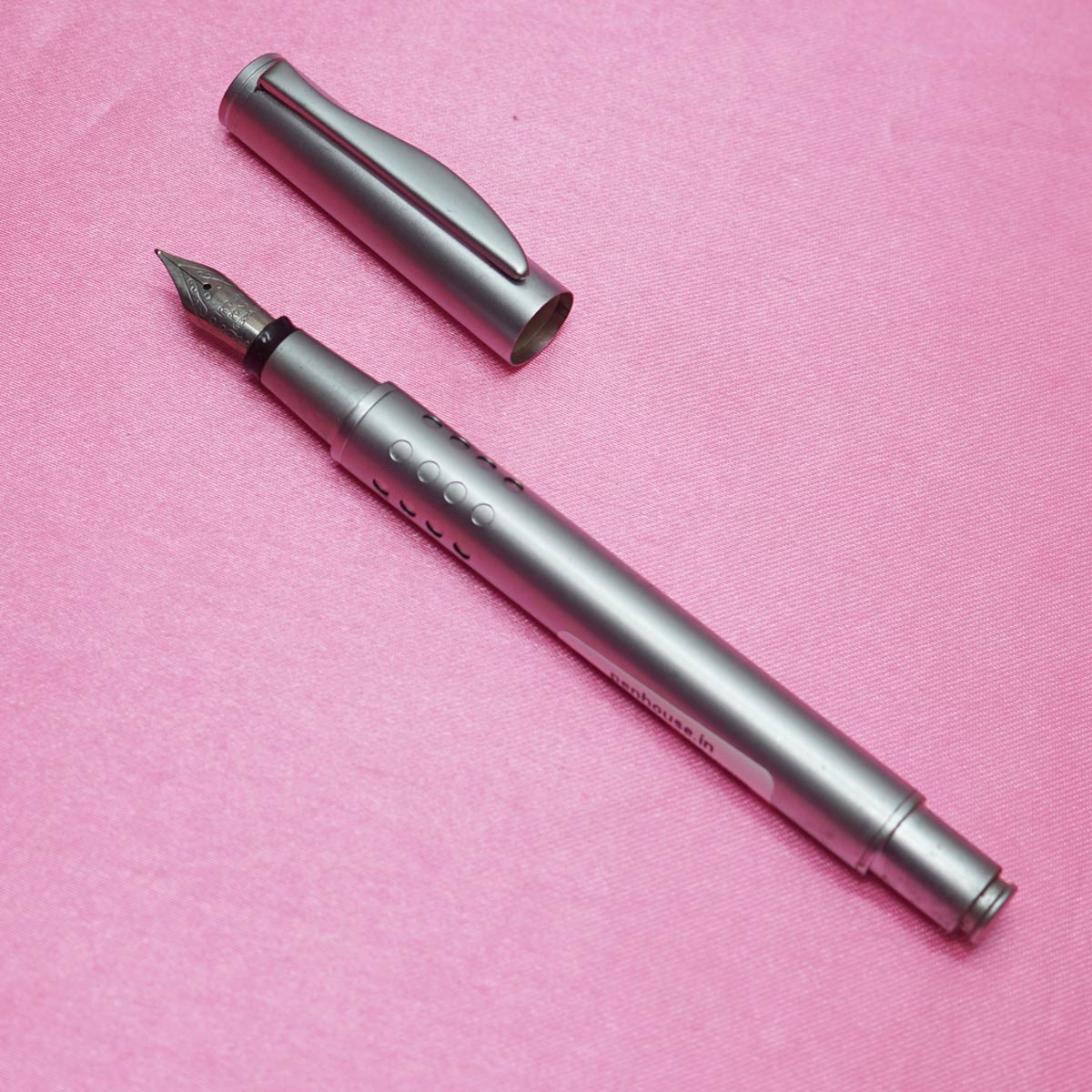 Gama Silver Body and Cap No.5 SSF Fine Tipped Nib Convertor Type ...